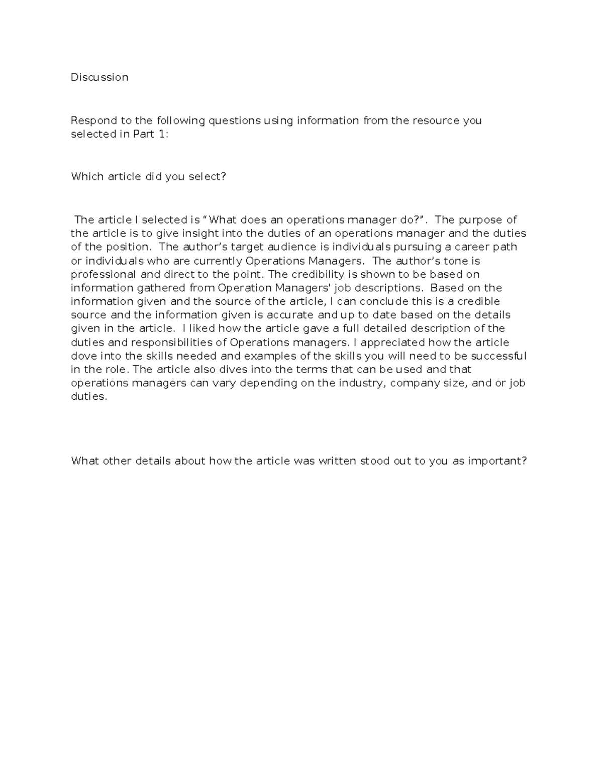 Wk 2 Discussion - Interacting with Water - Discussion Respond to the ...