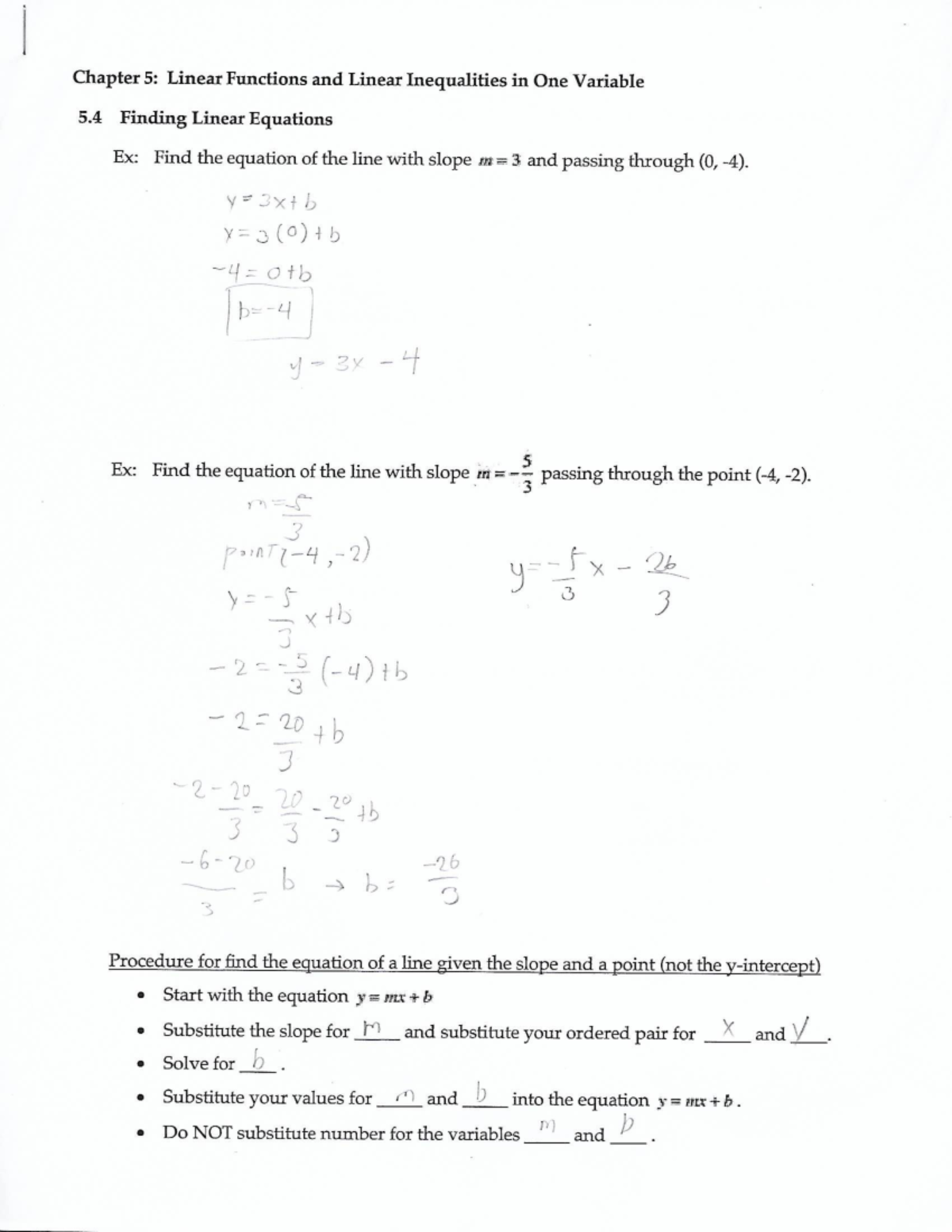 -Chapter 5 - Linear Functions and Linear Inequalites in One Variable ... -Chapter 5 - Linear Functions and Linear Inequalites in One Variable ...