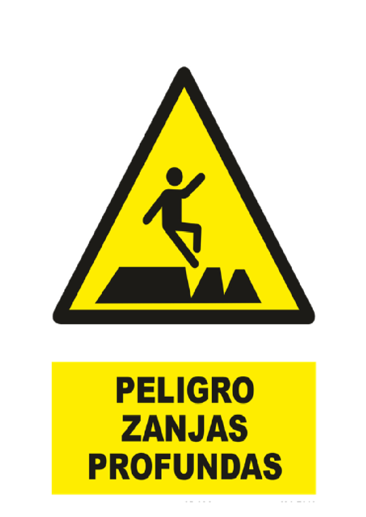 Peligro Zanjas Abiertas - Seguridad Industrial - Studocu