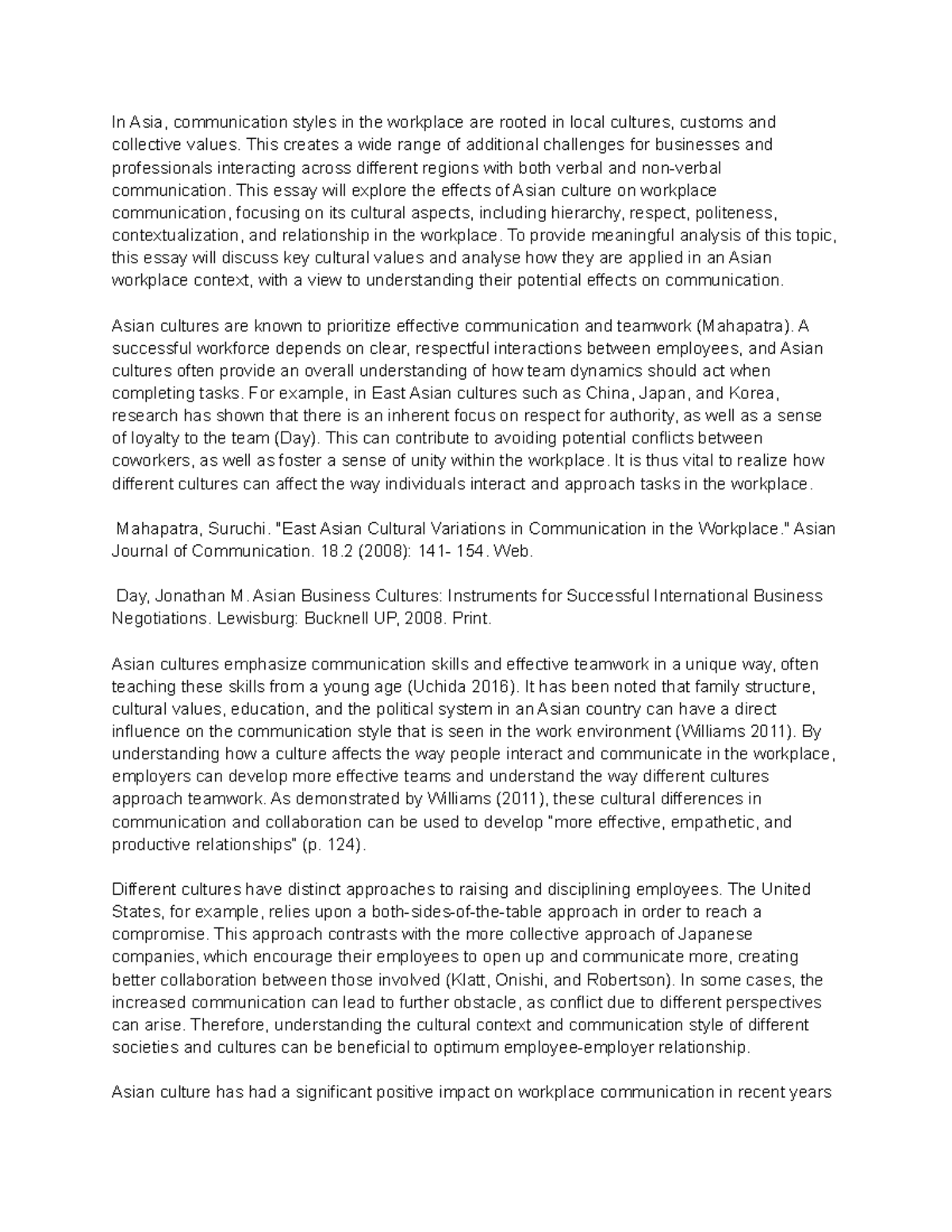 Asian Caktus - In Asia, communication styles in the workplace are ...