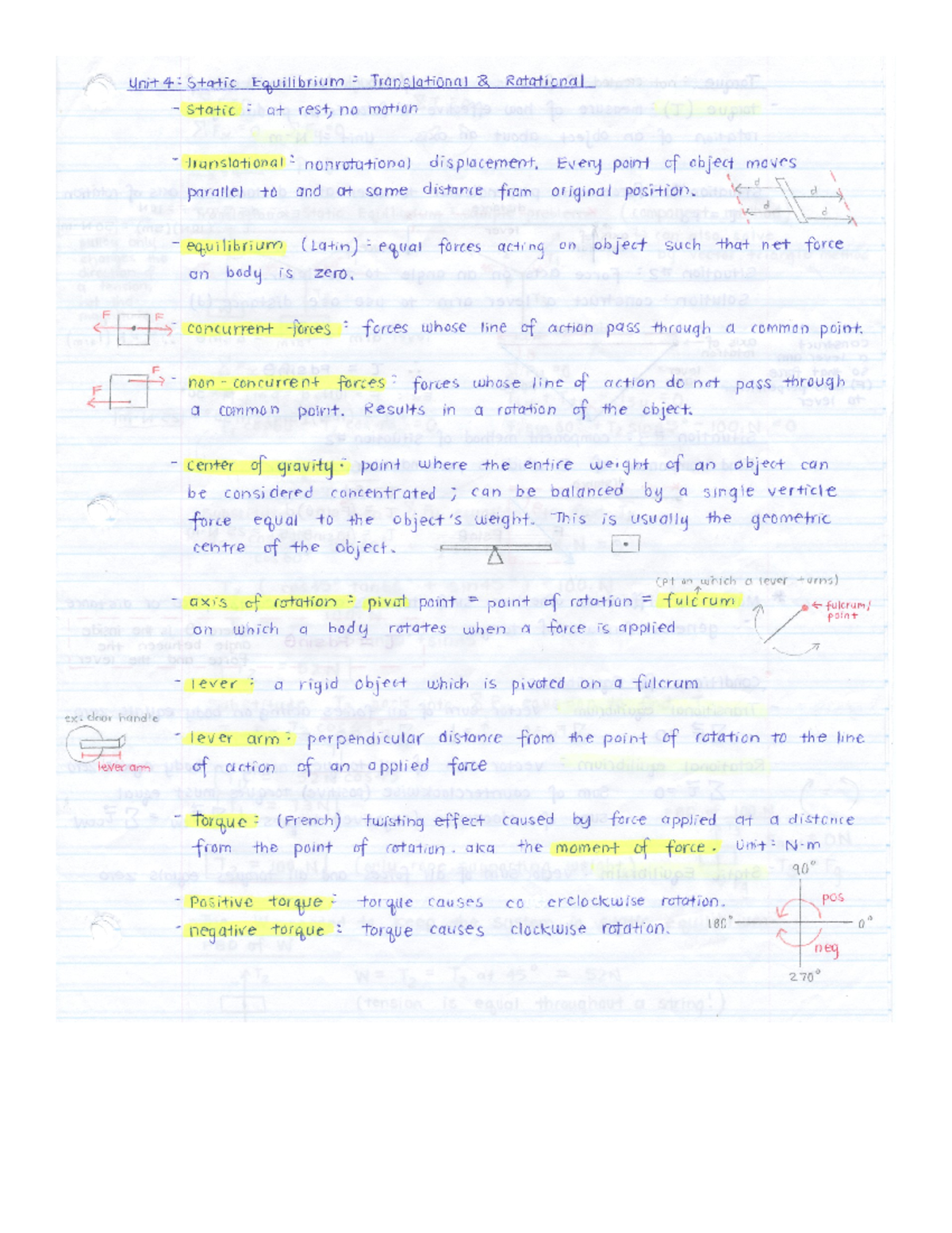 Equilibrium exam notes - Studocu