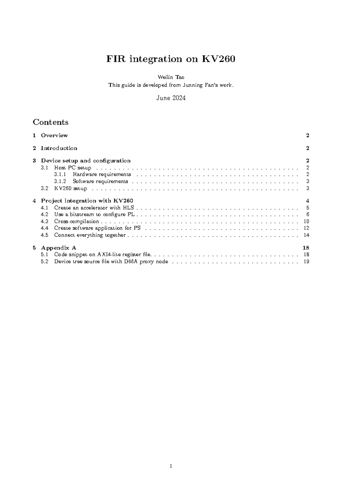 Revised FIR project setup guide with floating point - Weilin Tao - FIR ...