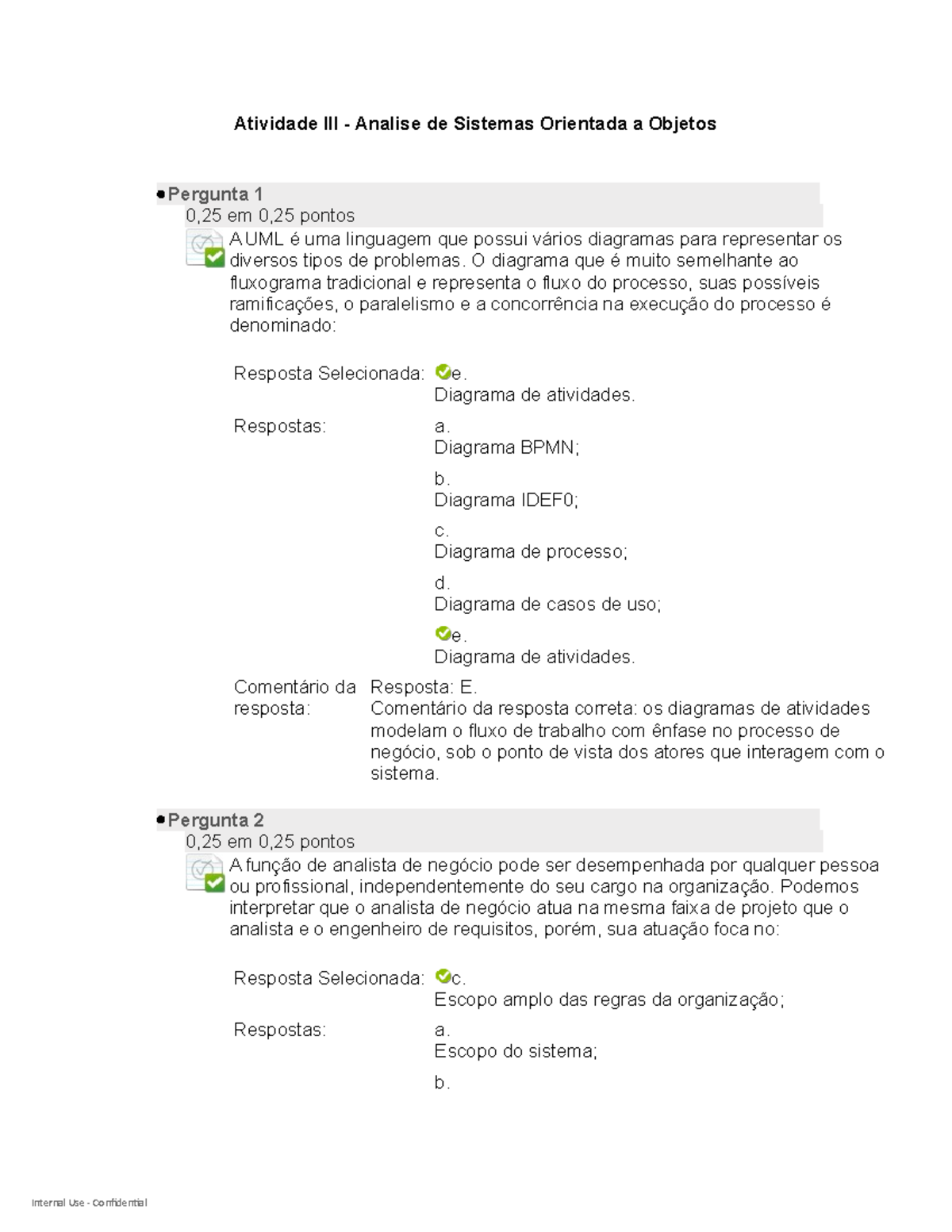 Atividade III - Analise de Sistemas Orientada a Objetos - O diagrama ...