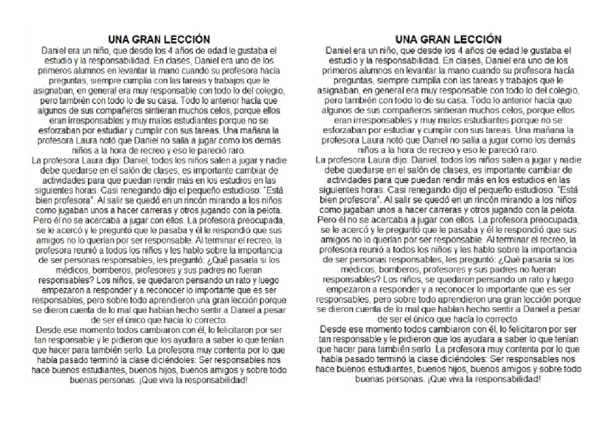 Lectura - vsvsv - Personal Social - Studocu