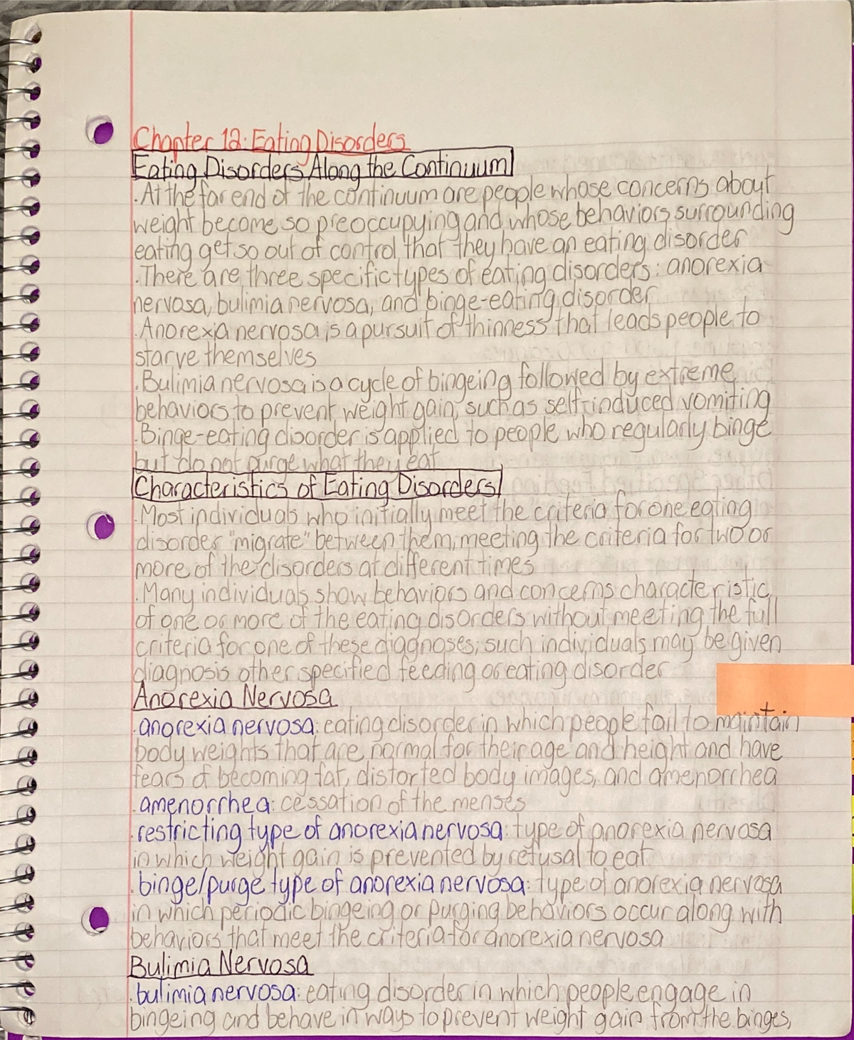 Abnormal Psych Ch 12 Notes - PSY 241 - Studocu