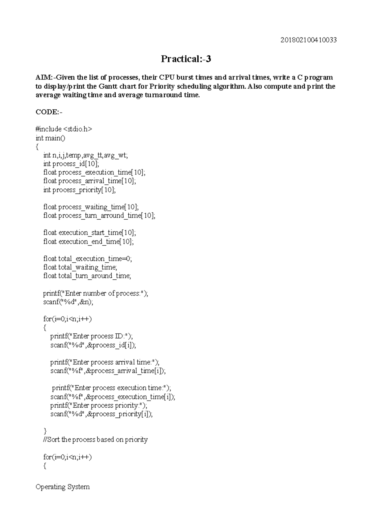 Kamal os 3 - Computer Network - Practical:- AIM:-Given the list of ...