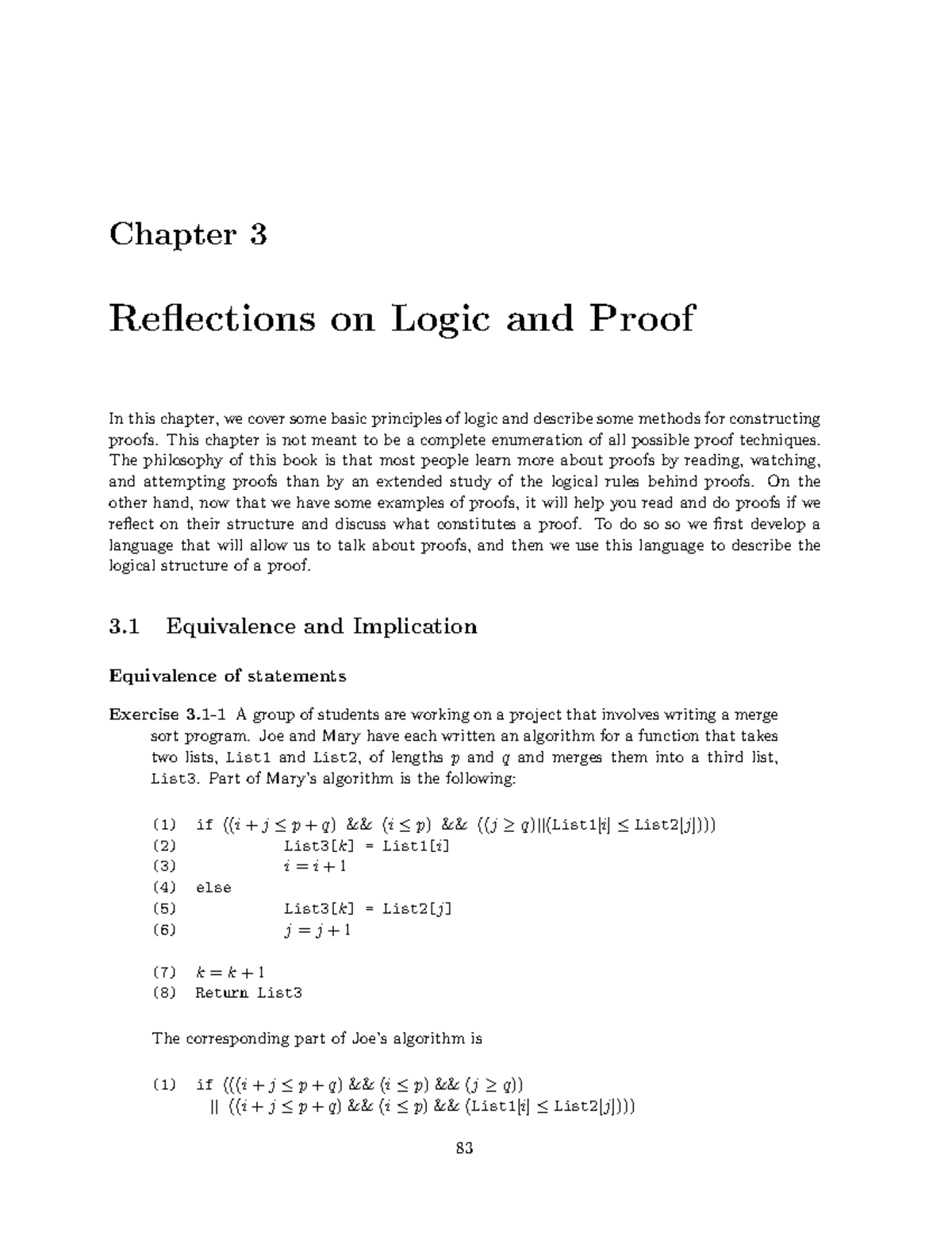 Discrete-ch03 - Chapter 3 Reflections on Logic and Proof In this ...