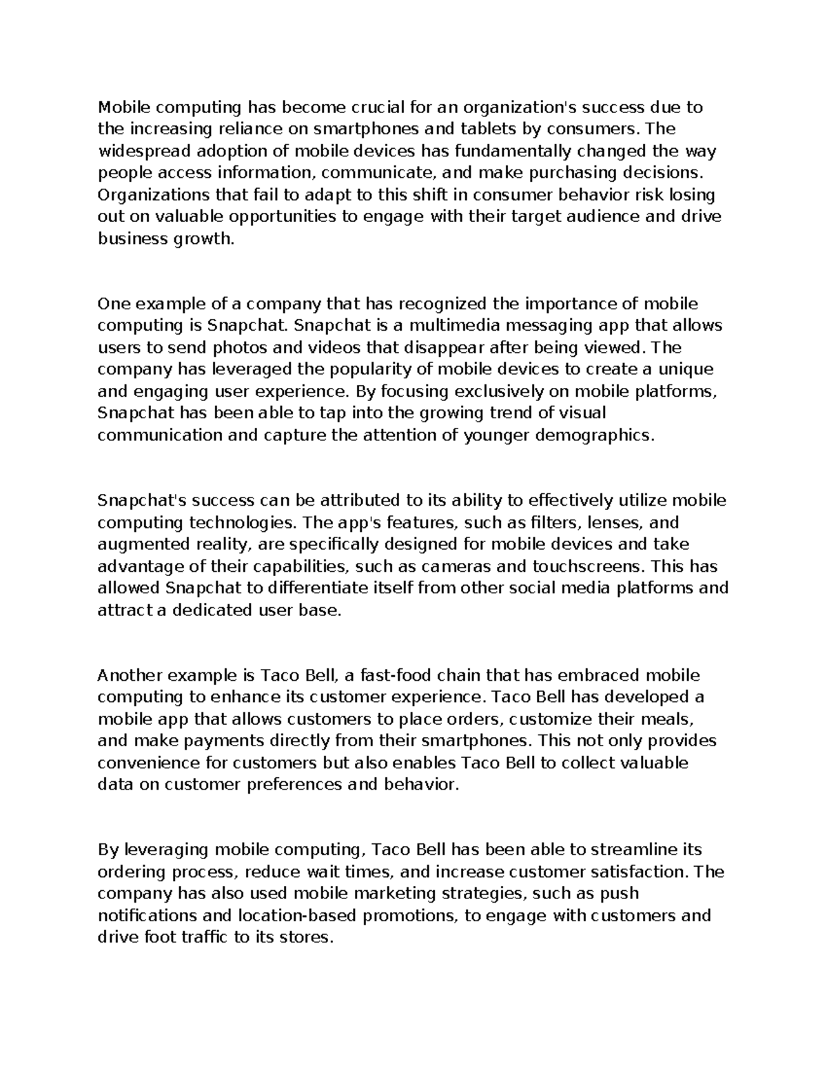 4 1 Discussion Mobile And Social Computing Discussion Topic Mobile Computing Has Become