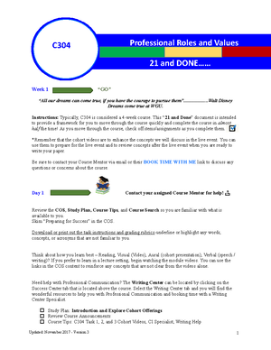 C304 Task 2 - Passed - Professional Roles and Values Task 2-Ethics ...
