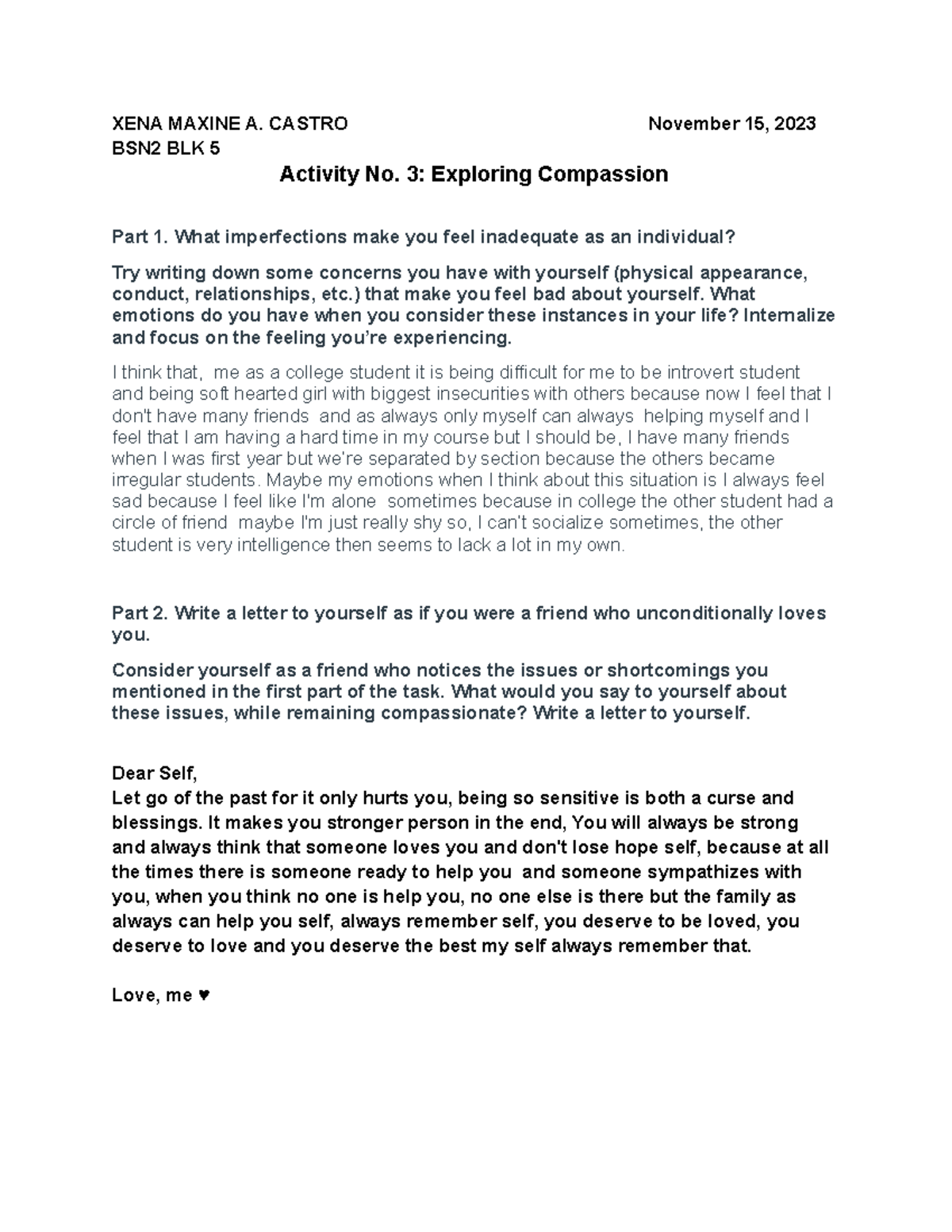 Vrts111 Castro, XENA Maxine A. ACT#3 - XENA MAXINE A. CASTRO November ...