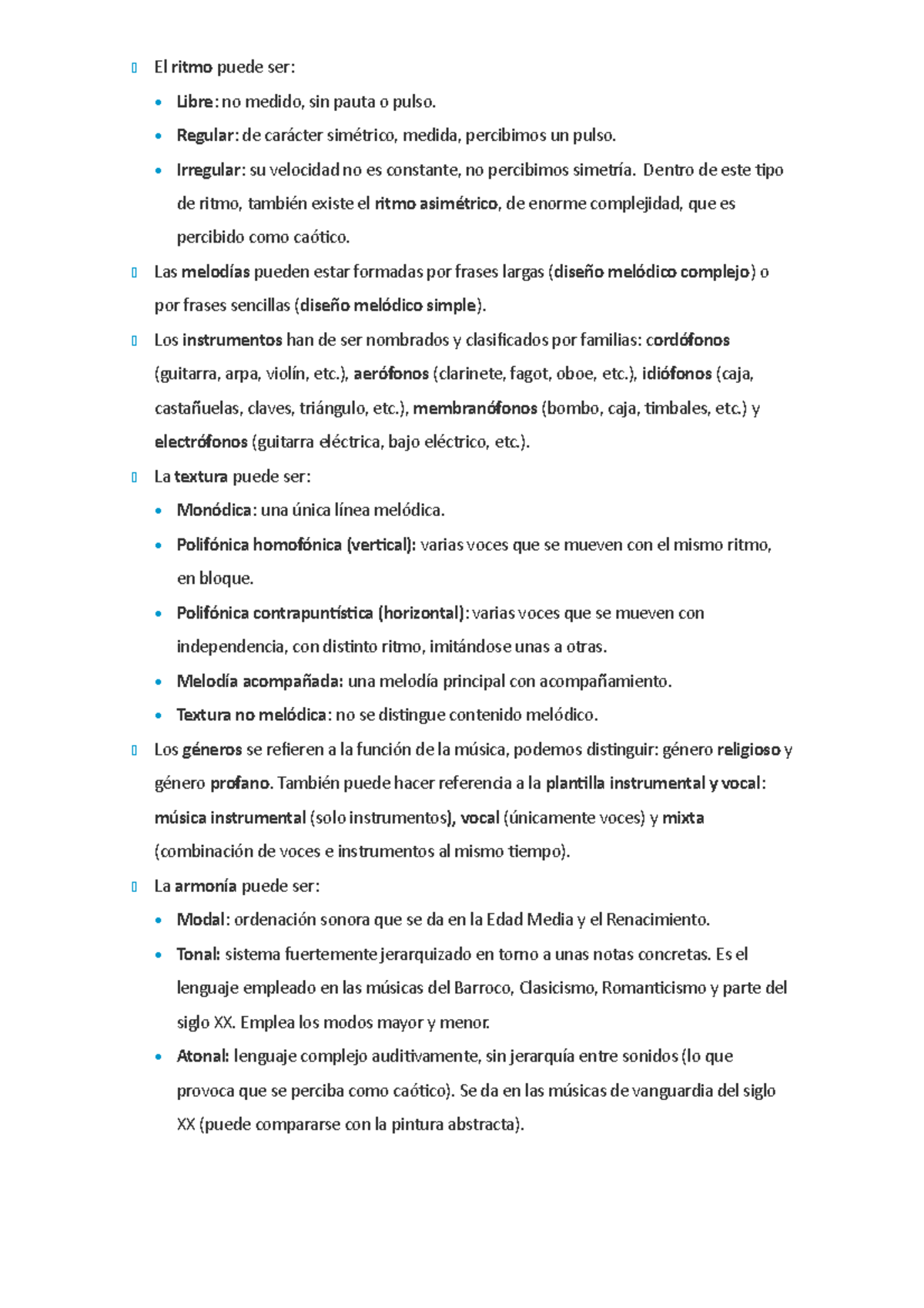 Apuntes música - Conocimiento Musical - UNIR - Studocu