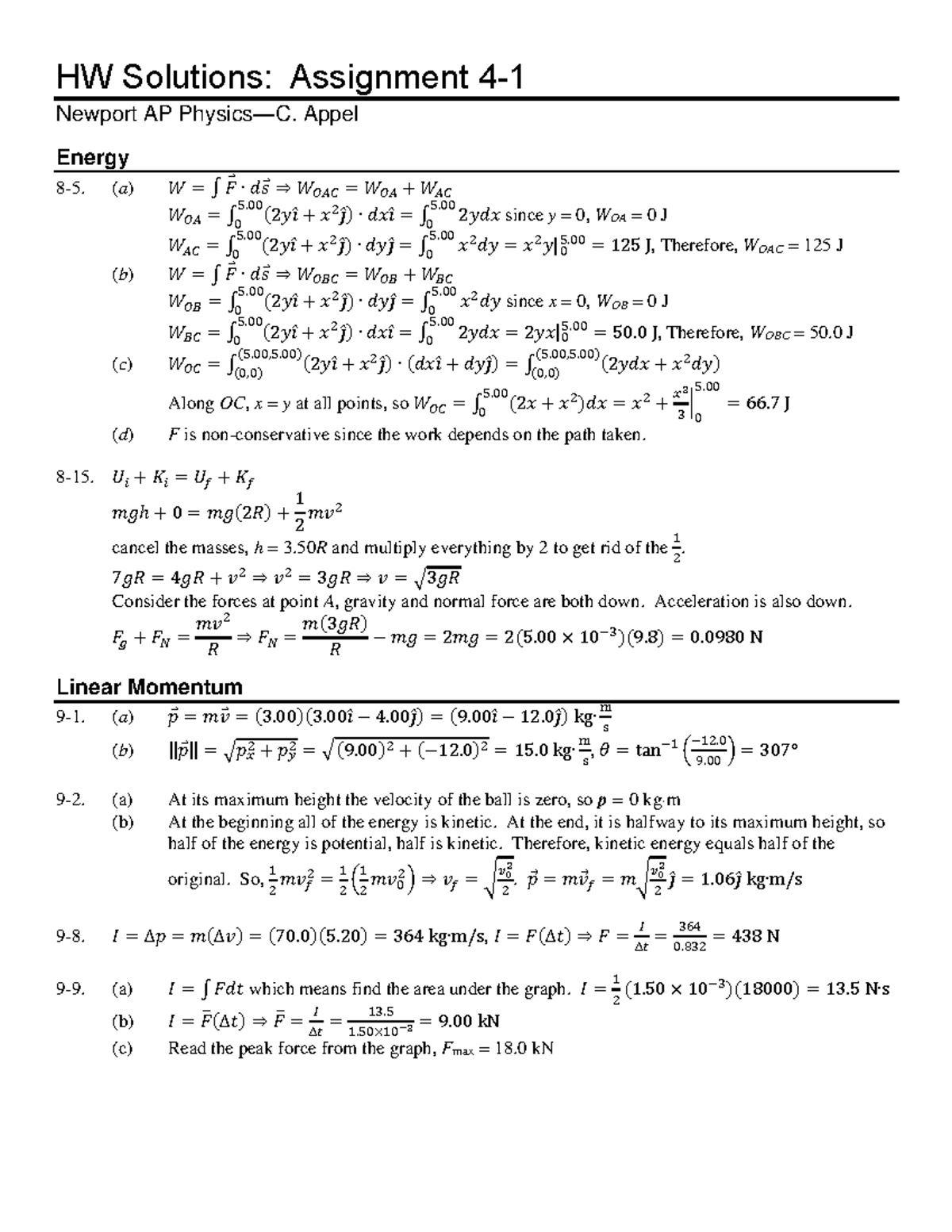 Homework Solutions Apc Assignment 04 01 2022 2023 Hw Solutions