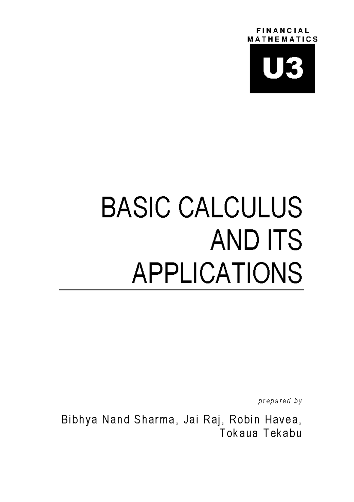 FM101 Unit 3 24-04 - - Studocu