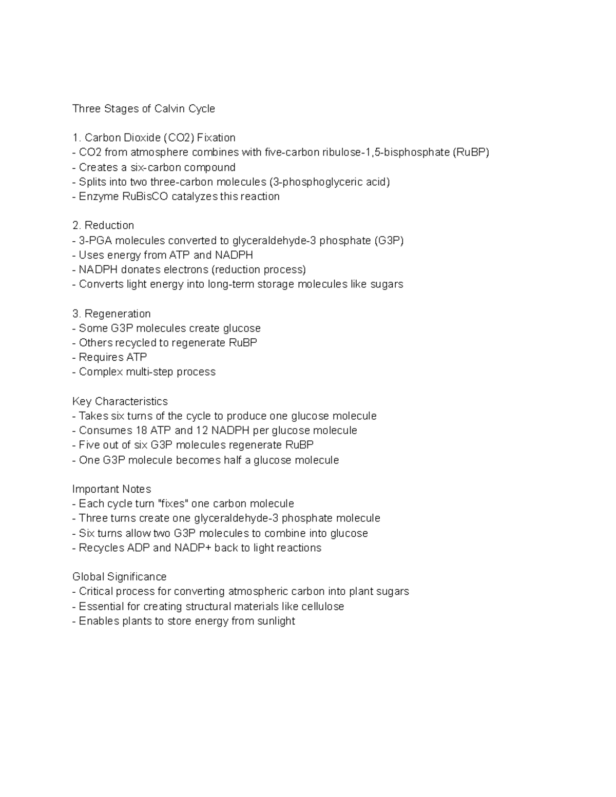 Calvin - Uwhahshdhaushd - Three Stages of Calvin Cycle Carbon Dioxide ...