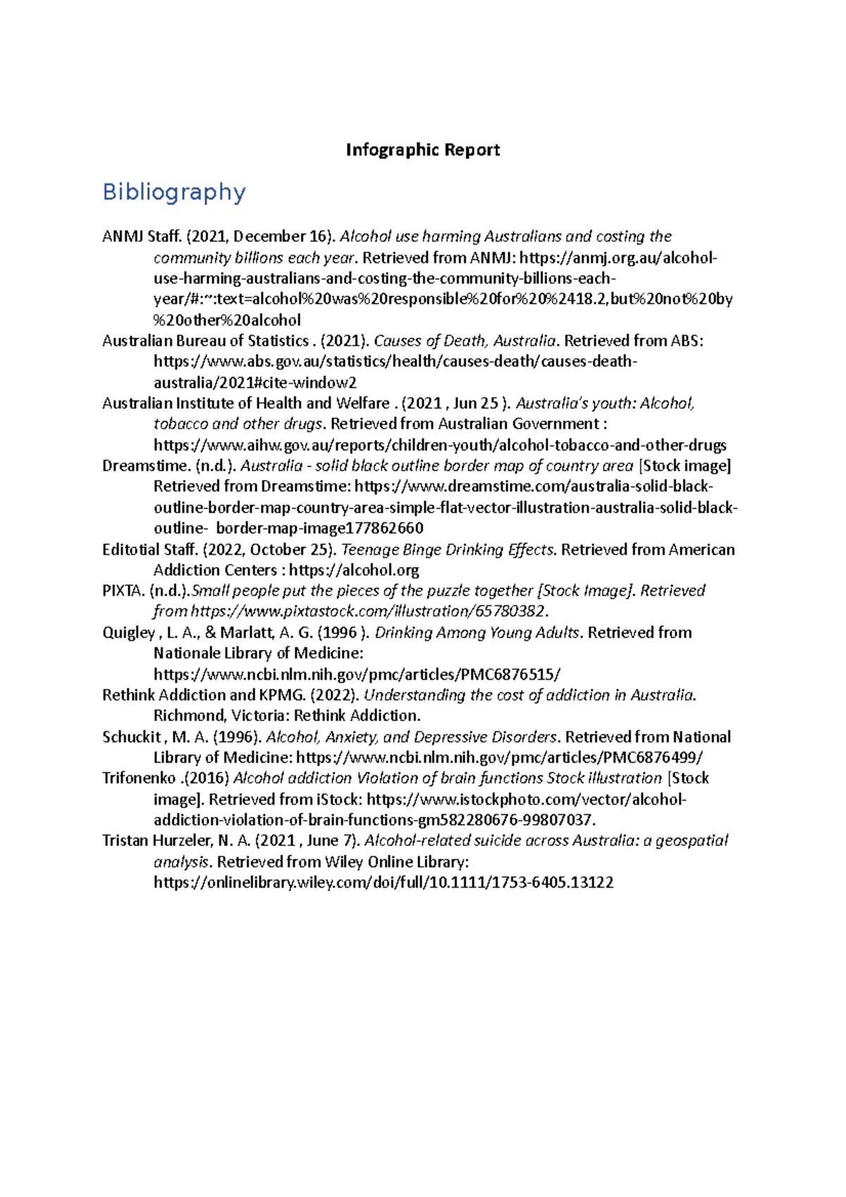 Infographic Report - FInal - Infographic Report Bibliography ANMJ Staff ...