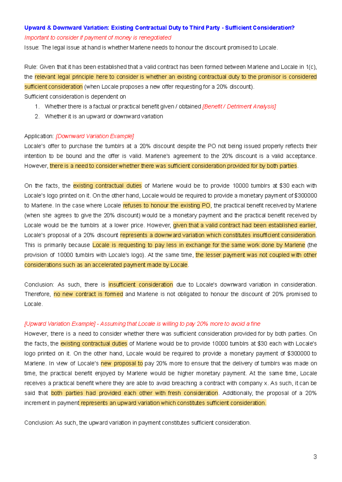 Midterm - notes for writing tips - Upward & Downward Variation ...