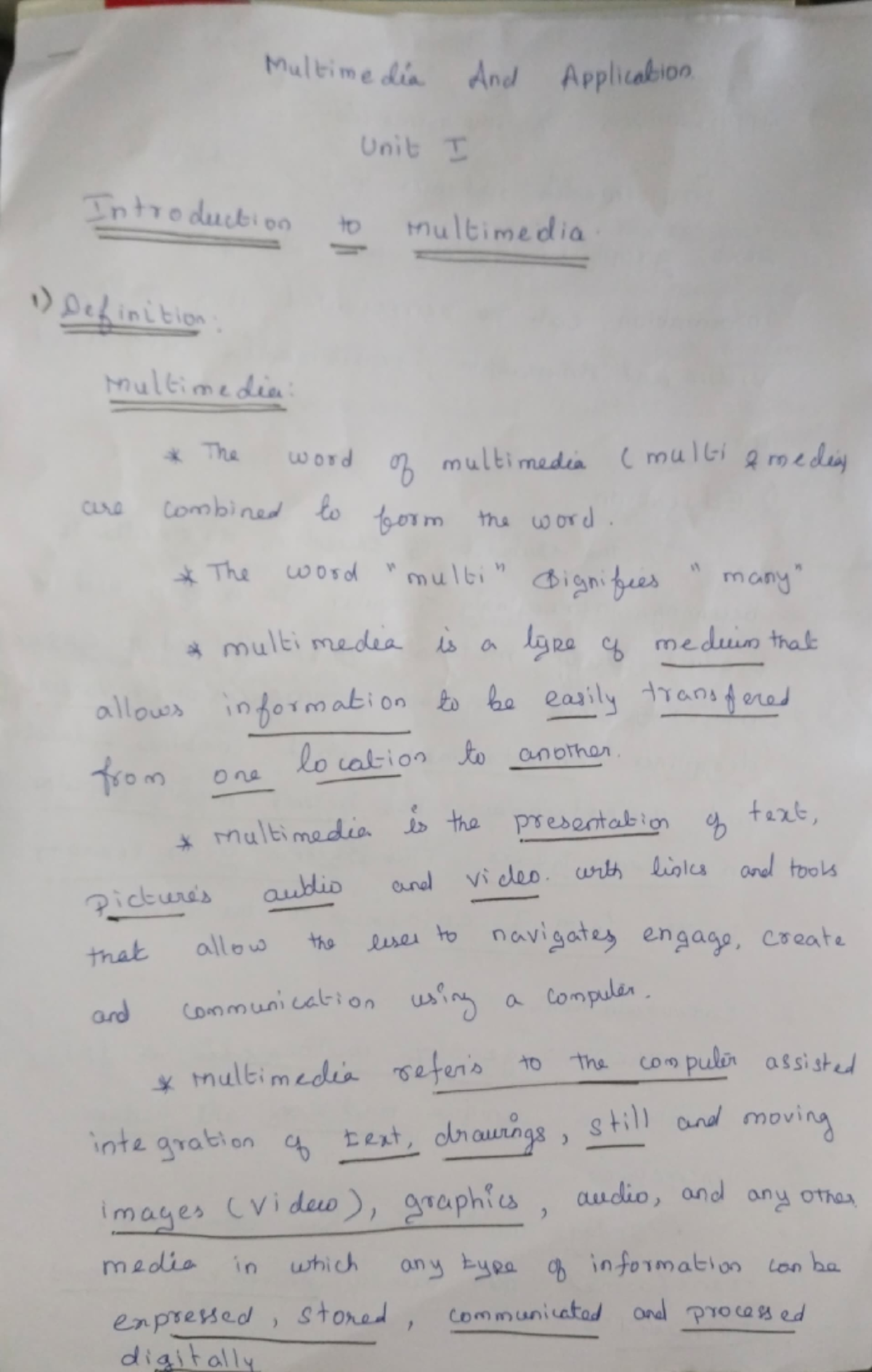 Multimedia & Application-unit1 - Tnteducbi en multimL dia CLAD that ard ...