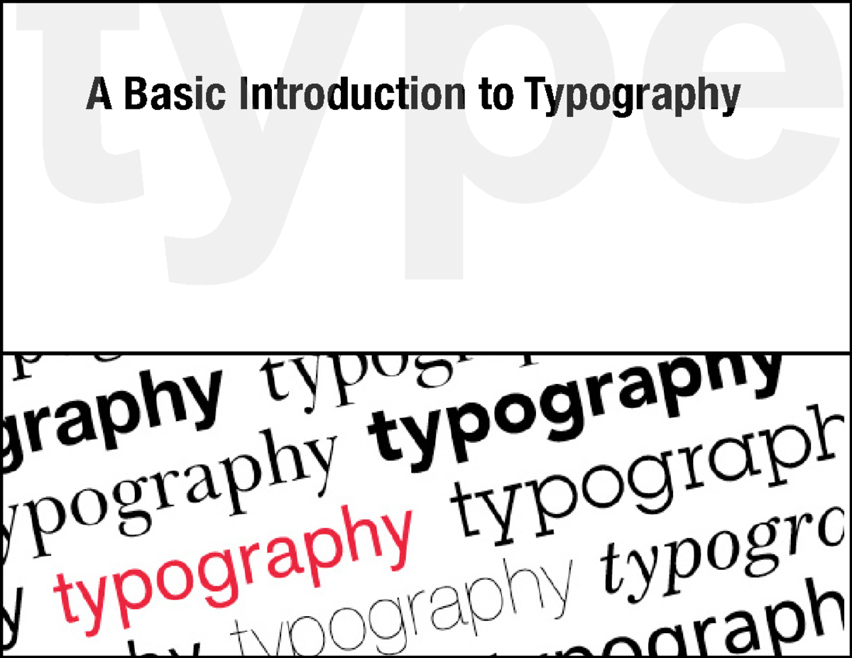 Intro-to-typography - Typographic Design - A Basic Introduction to ...
