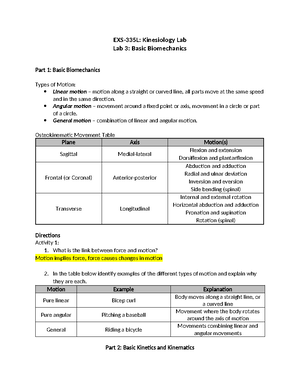Lab 1 Joint Analysis 1 - Lab 1 - Date Lab Section Introduction/Lab ...