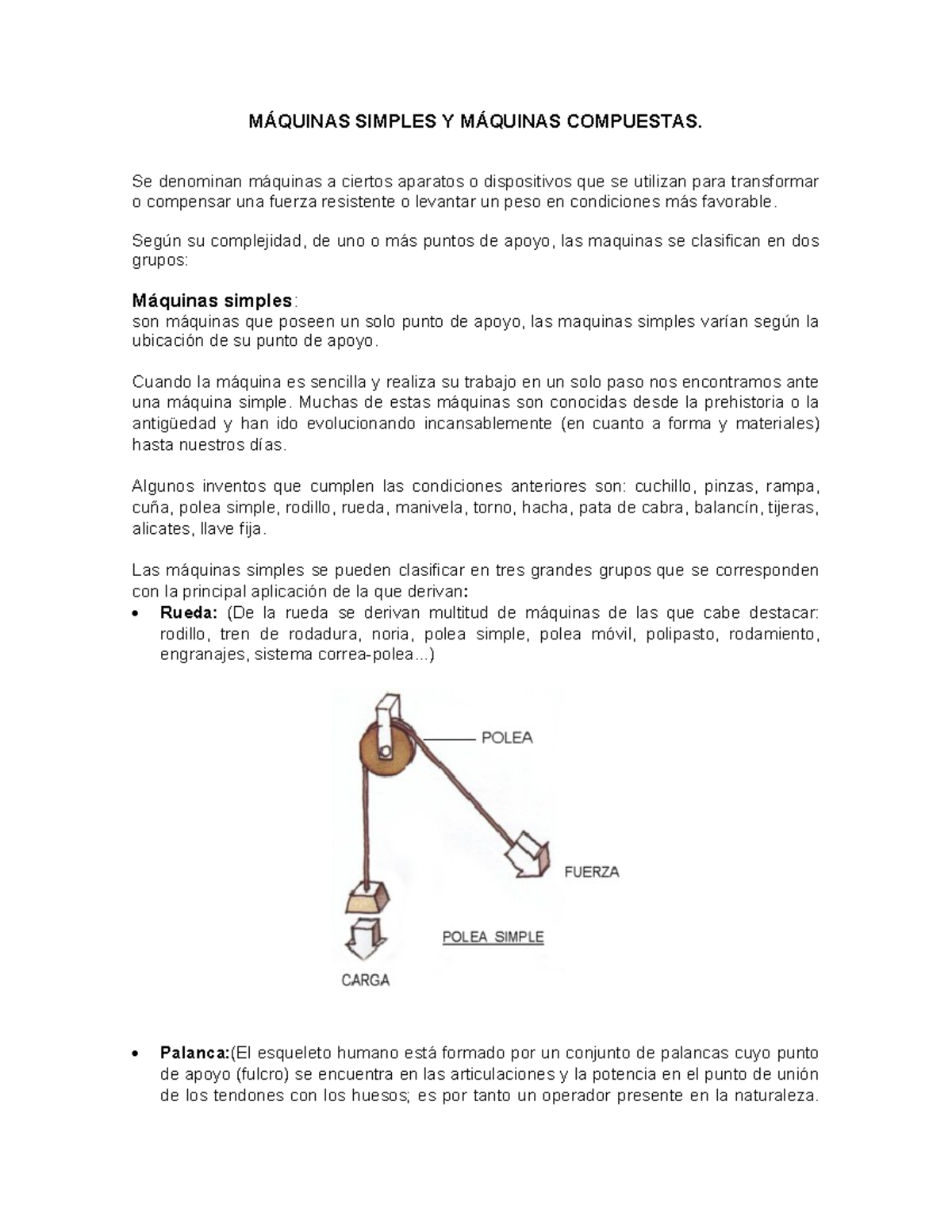 498909374 Maquinas Simples y Maquinas Compuestas - MÁQUINAS SIMPLES Y ...