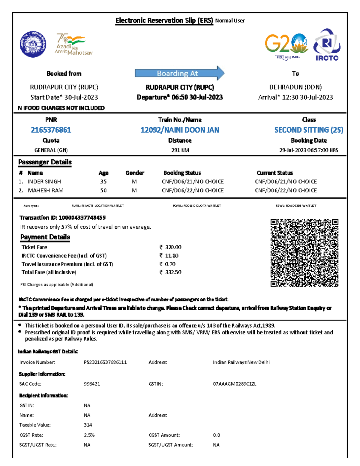 2165376861 - History - Electronic Reservation Slip (ERS)-Normal User ...