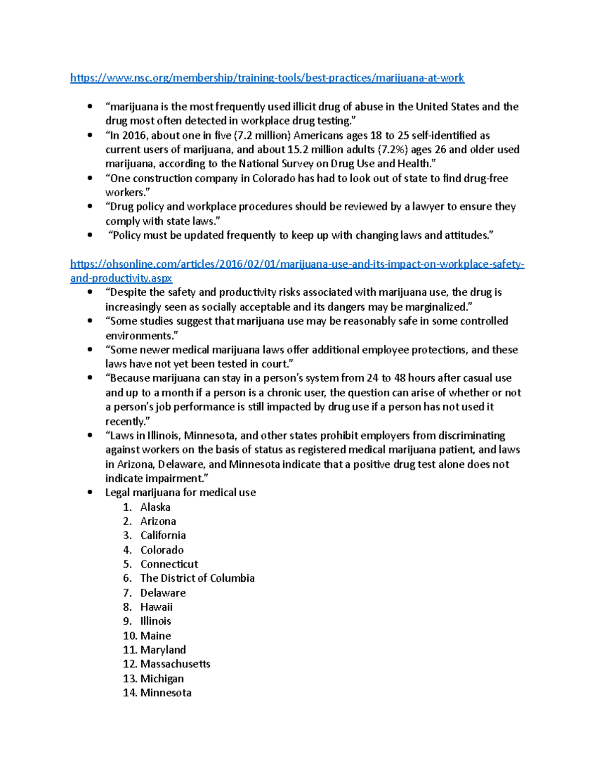 HM466 Hot Topics research notes - is the most frequently used illicit ...