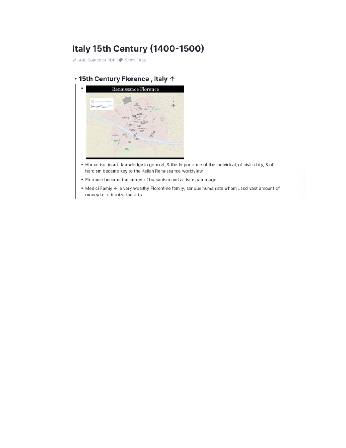 Art in Italy 15th Century(1400-1500) notes - ART 151 - Studocu