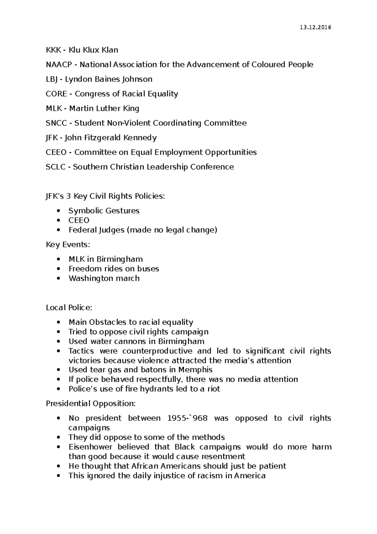 H 13 - Lesson work for American Dream lessons - KKK - Klu Klux Klan ...