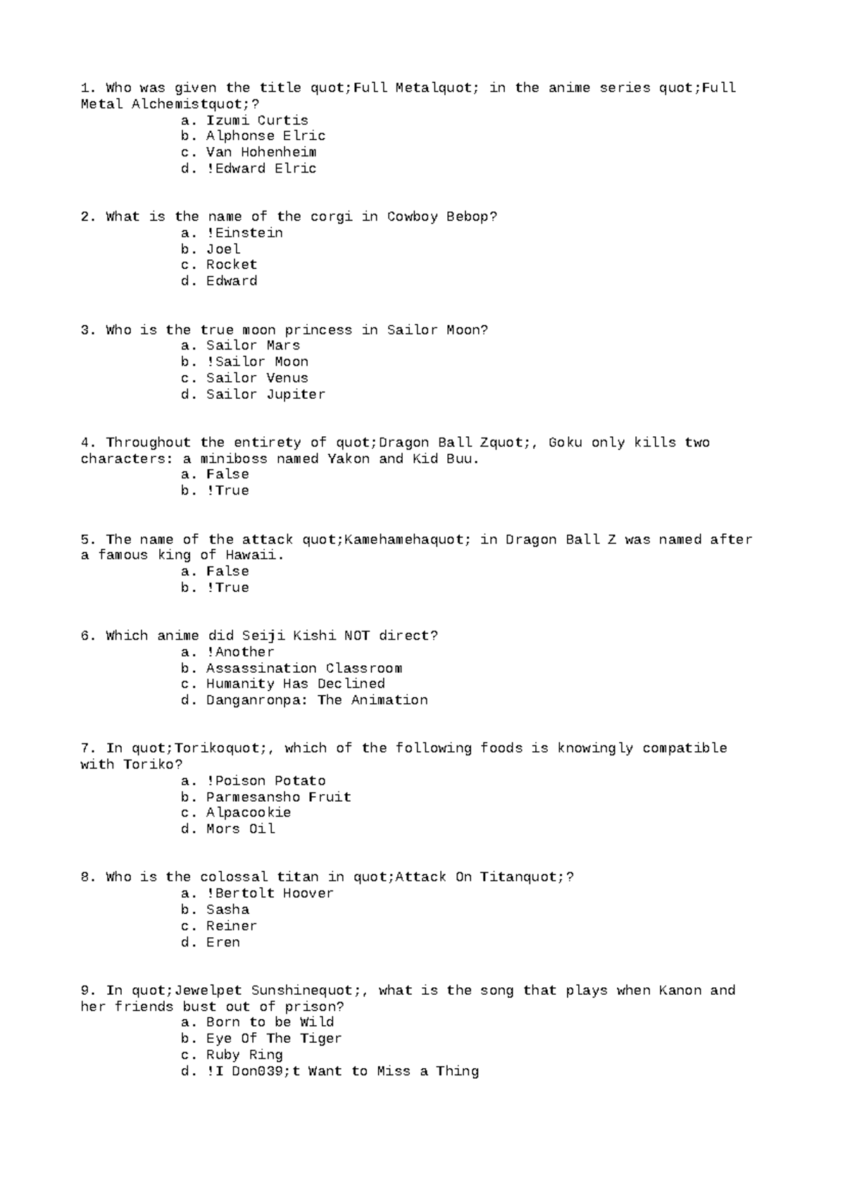 MU108 Performance Review Winter 2020 7 - Who was given the title quot ...