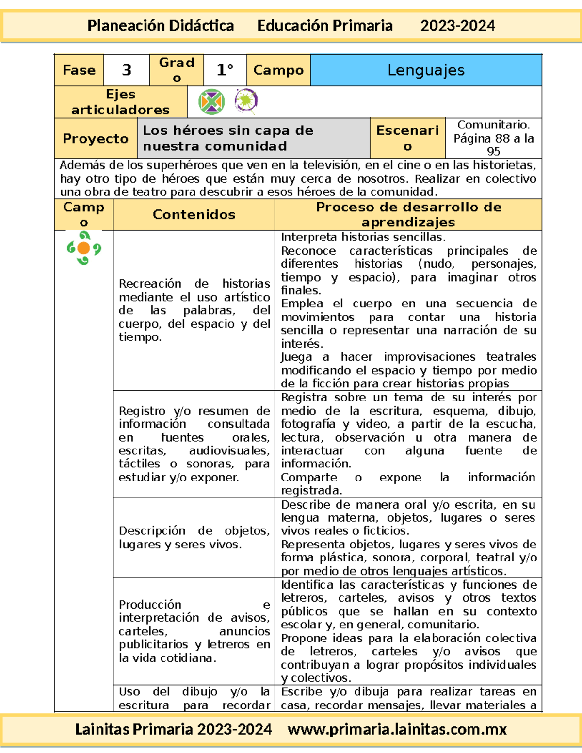 1er Grado Enero - 04 Los héroes sin capa de nuestra comunidad (2023 ...