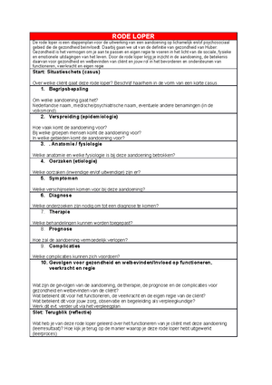 Rode loper Psychose en Schizofrenie - 1. Inleiding Om te weten wat een ...