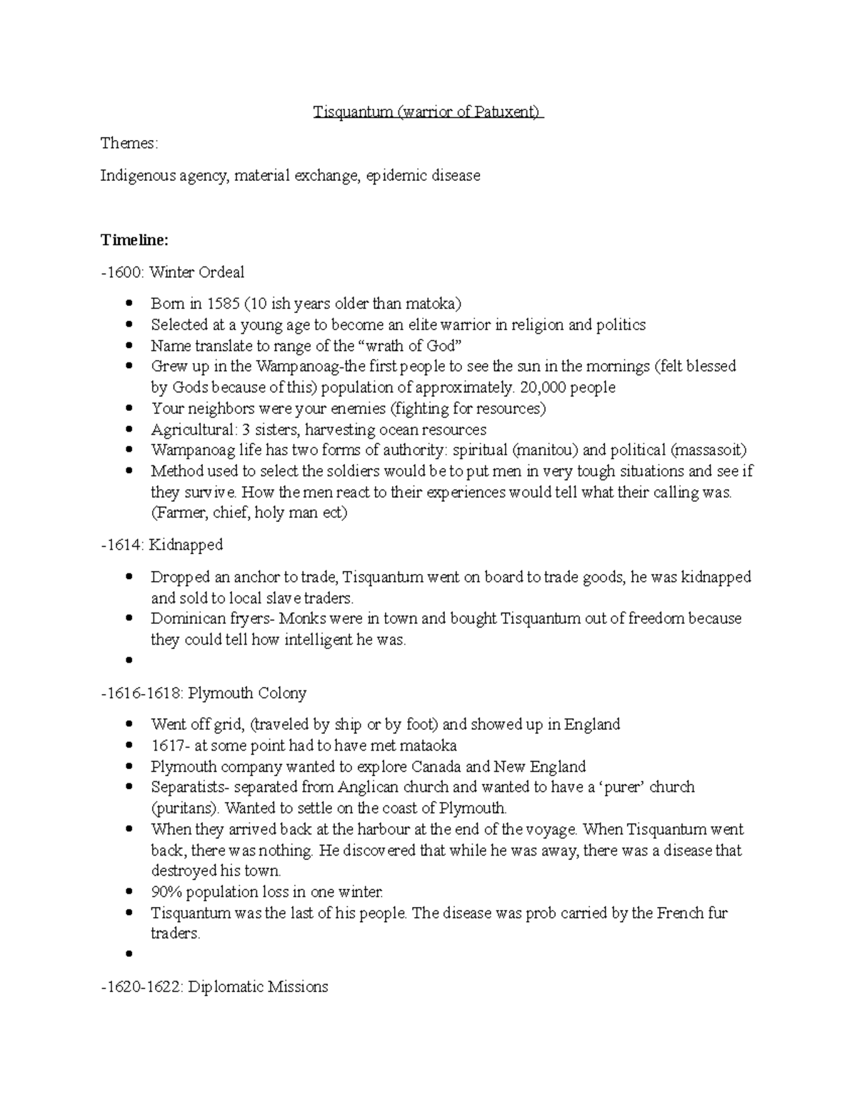 Jan 19 tisquantum - Tisquantum (warrior of Patuxent) Themes: Indigenous ...