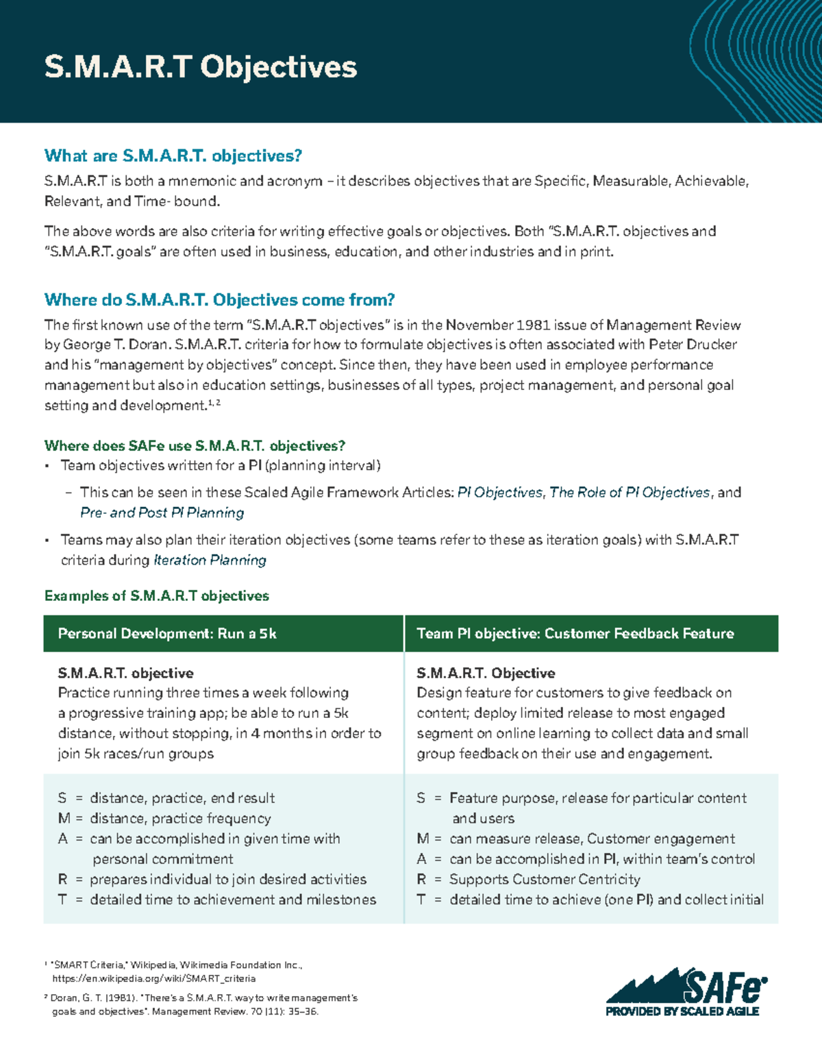 Pre-ILT Smart Objectives - S.M.A.R Objectives What are S.M.A.R ...