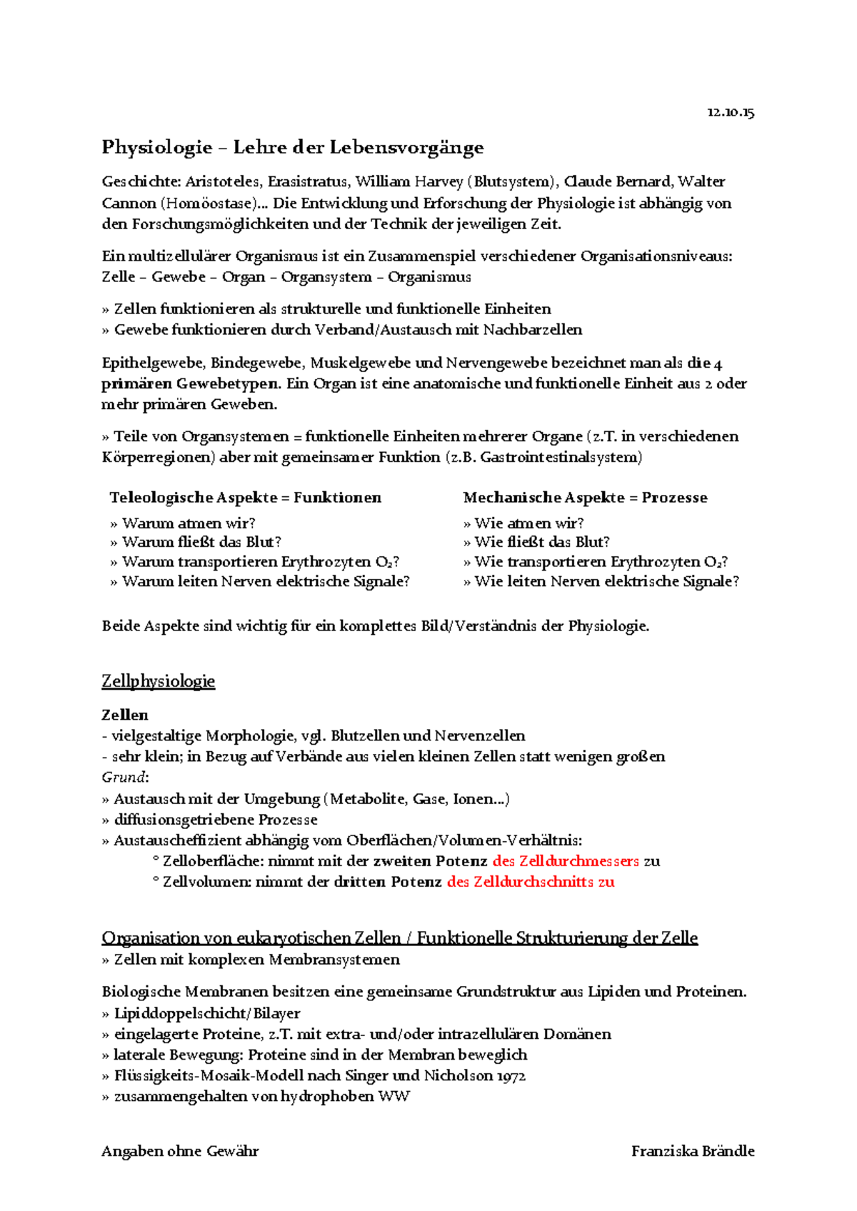 Physiologie Skript - Warning: TT: undefined function: 32 Warning: TT: undefined function: 32 12 ...