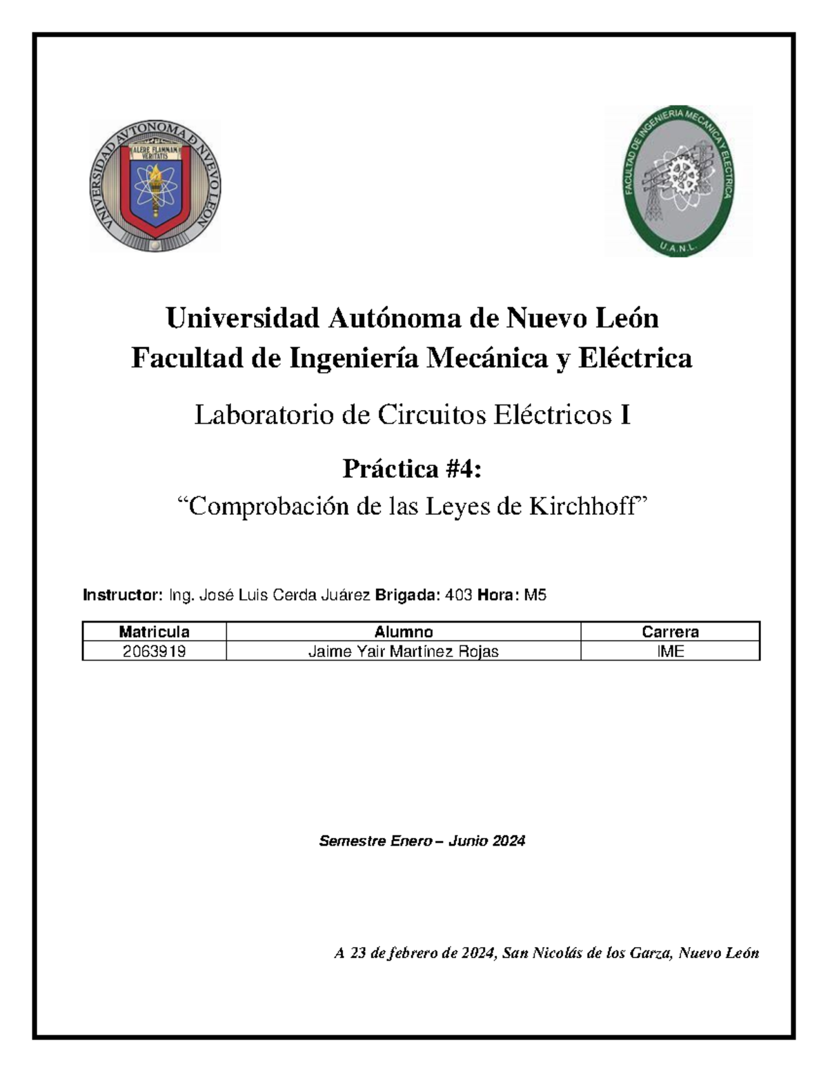 Práctica#4 LAB CE1 - Practicas de Laboratorio CE1 - Universidad Autónoma de Nuevo León Facultad ...