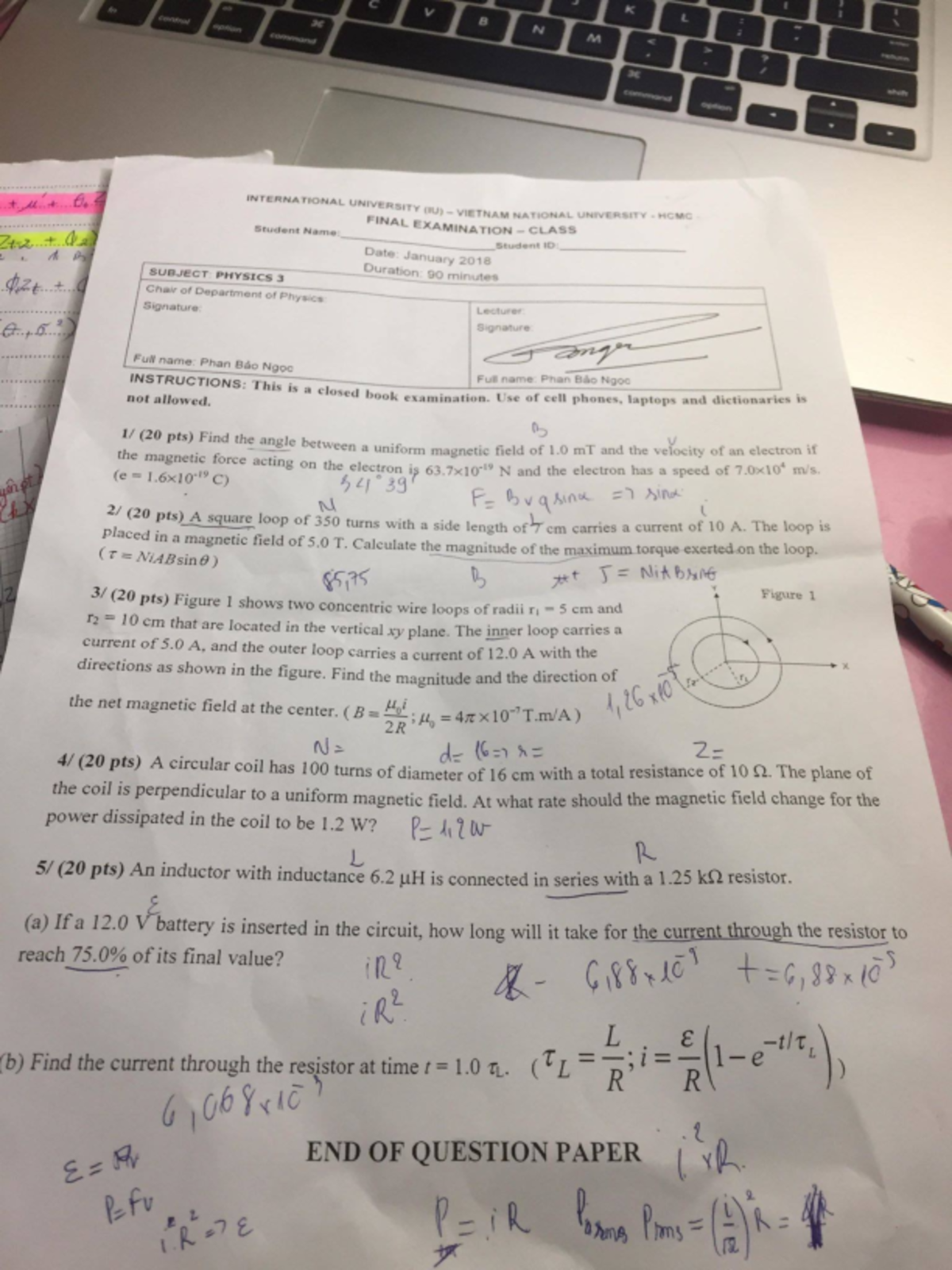 2018-01 Sol 1 - note - INTERNATIONAL UNIVERSITY (IU) VIETNAM NATIONAL ...