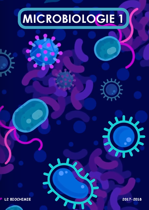 Cours de microbiologie - Chapitre 1. Structure des microorganismes I. Introduction La ...