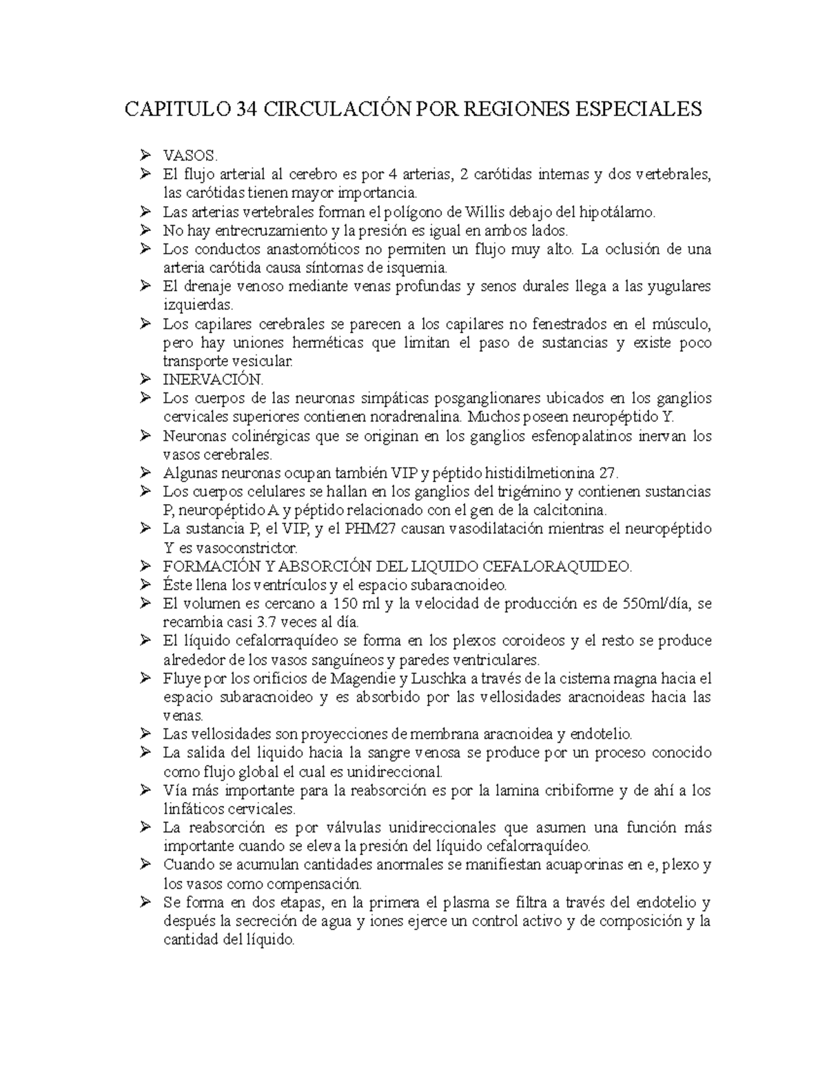 Capitulo 34 Circulación POR Regiones Especiales - CAPITULO 34 ...