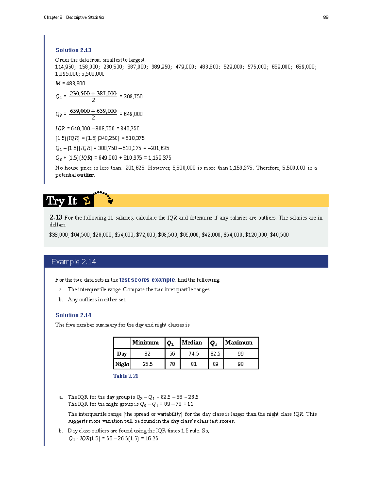 Introstat 9 - stat - Solution 2. Order the data from smallest to ...