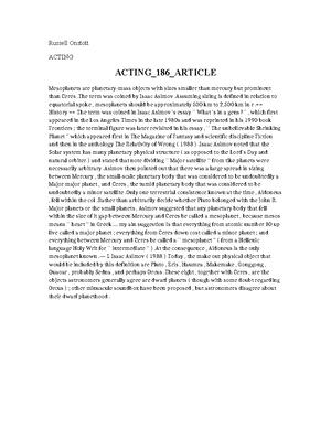 Acting 186 Worksheet - notes - Her Technology - James Folmar ACTING ...