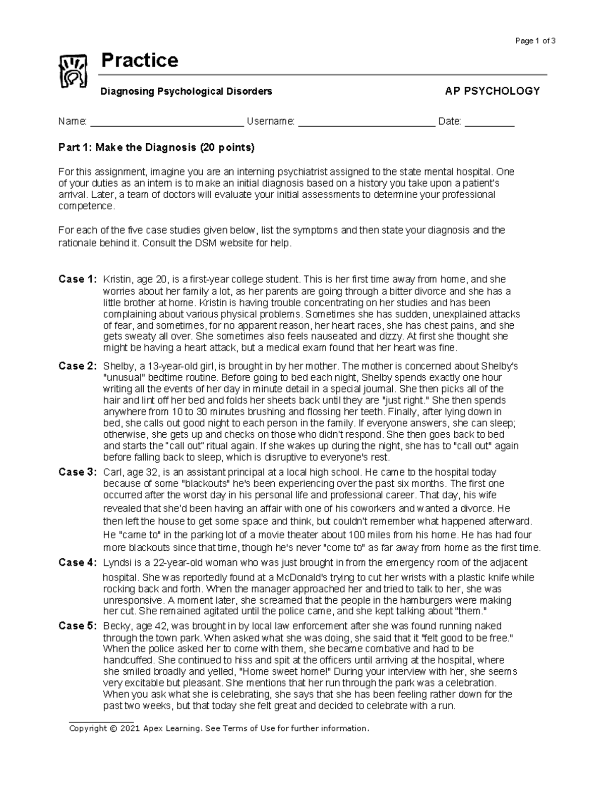 6cf7b935 a744 4708 aba3 87e7b6118c32 - Page 1 of 3 Practice Diagnosing ...