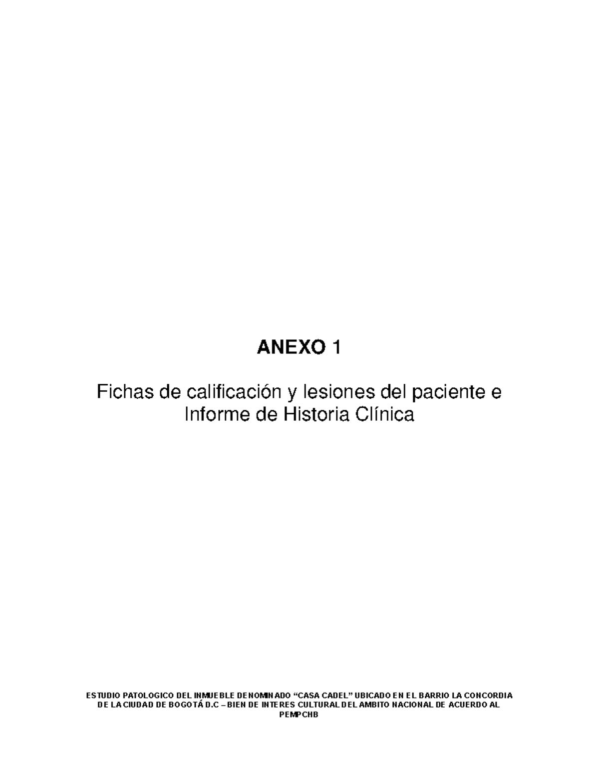 Estudio patológico - introduccion - ESTUDIO PATOLOGICO DEL INMUEBLE ...