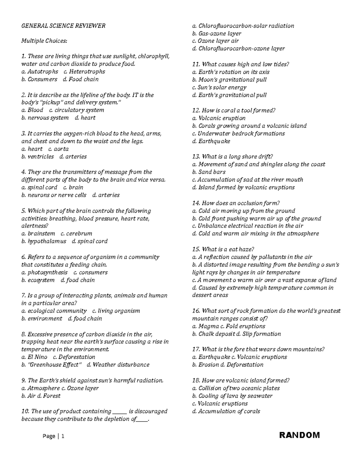 Gened Final - This is for Teachers Professional Licensure Examination ...