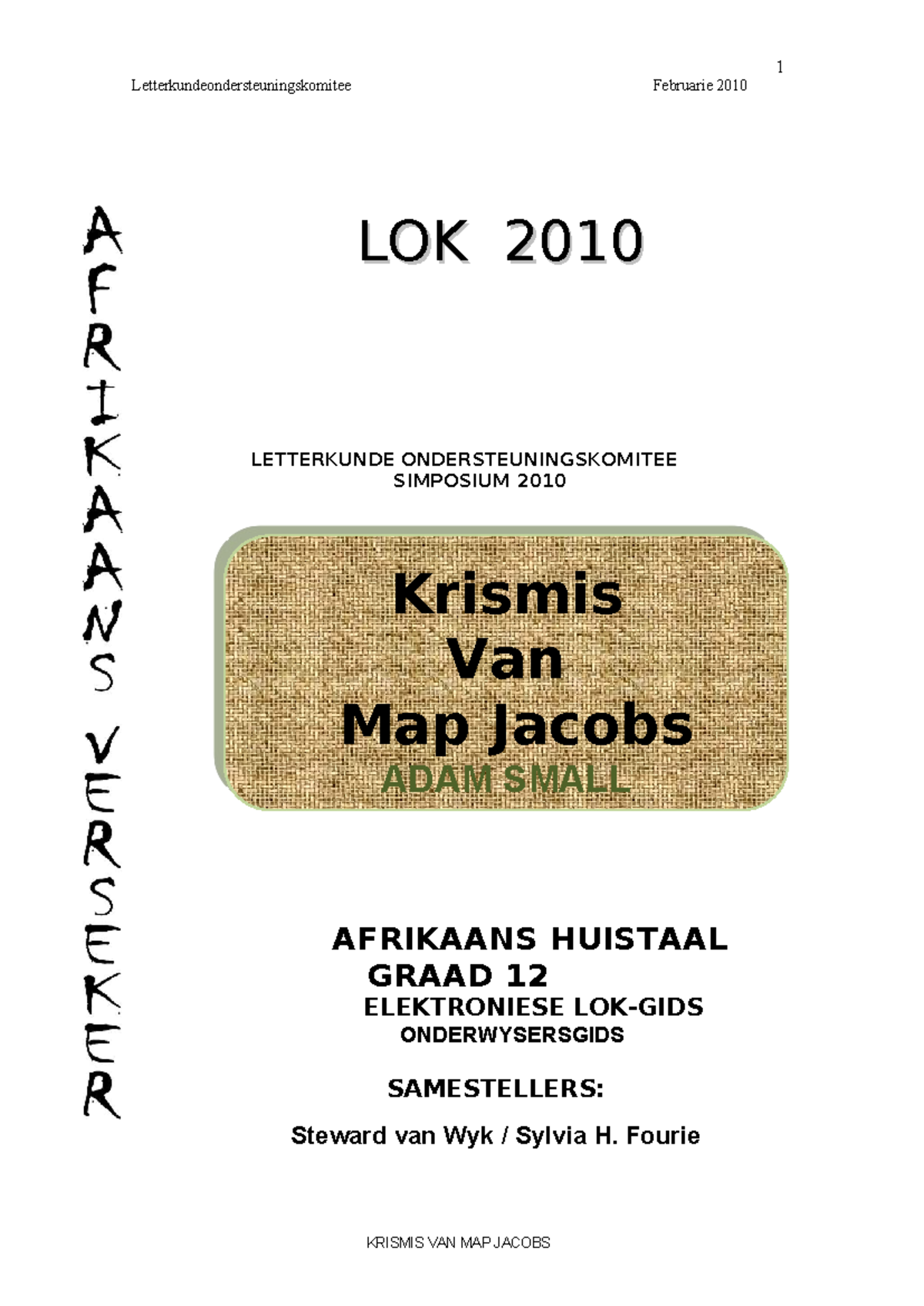 MAP Jacobs LOK 2010 Onderwysergids - LOKLOK 20102010 ...