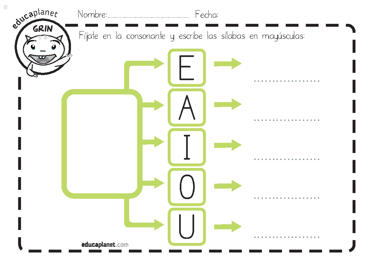 Silabas escribe personalizable educaplanet eb - Personal Branding - L E ...