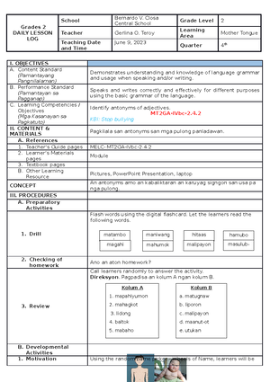 Lesson Plan_Genres of Viewing Materials - LESSON PLAN IN ENGLISH I ...