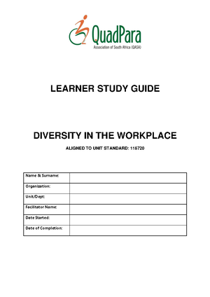 Time Management Learner Guide - LEARNER STUDY GUIDE PERSONAL ...