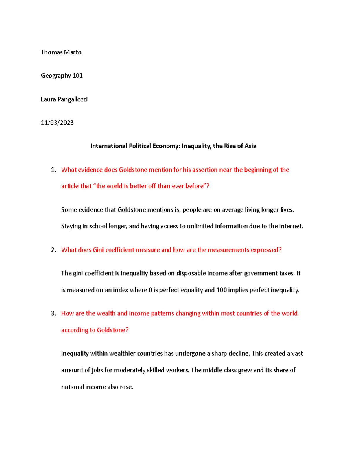 Geog 101- Lab 7 - Lab - Thomas Marto Geography 101 Laura Pangallozzi 11 ...