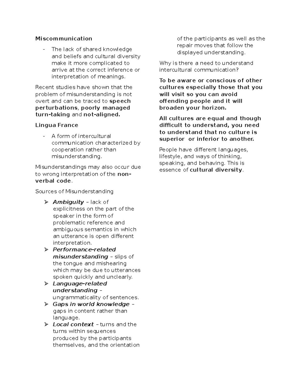 Yunit 3 Lesson 5 - PCOM - Miscommunication The lack of shared knowledge ...