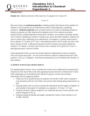 Lab Report #4 Iron-Copper (II) Sulfate - Experiment 4. Stoichiometry of ...
